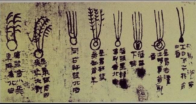Chinese Stick Drawings of Comets - Weird History Stories